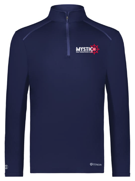 Mystic Men's Quarter Zip in Navy – Hartford Marathon Foundation