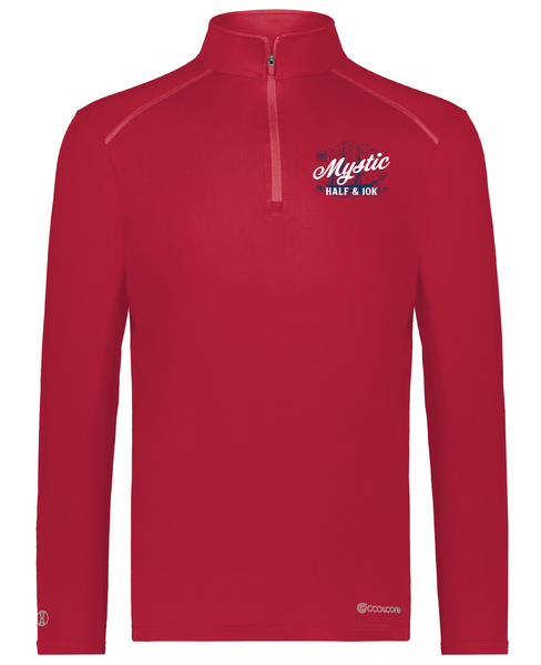 Mystic Men's Quarter Zip in Red – Hartford Marathon Foundation